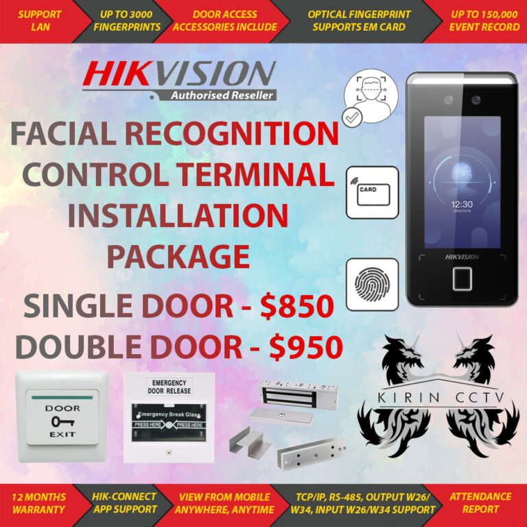 Hikvision Facial Recognition Control Terminal Installation Package ...